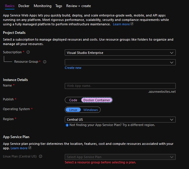 Deploying Docker images to Azure App Services | HildenCo Solutions Deploying Docker images to Azure App Services | HildenCo Solutions