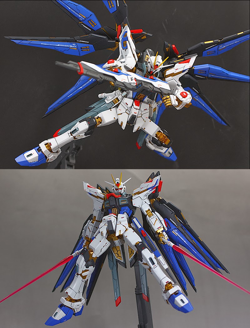 GUNDAM GUY: RG 1/144 Strike Freedom Gundam - Customized Build