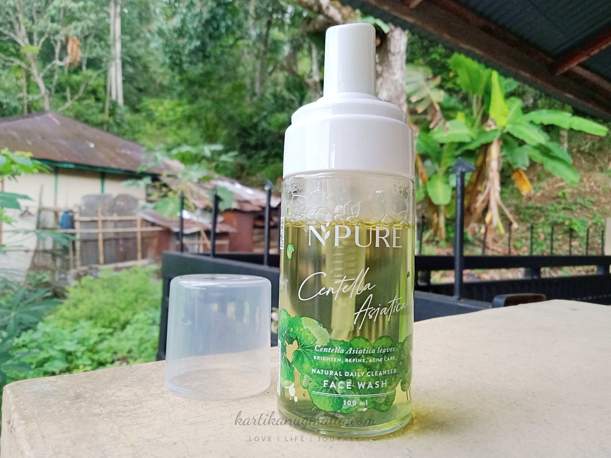 Review Centella Asiatica Facial Wash N'PURE - kartikanugmalia.com