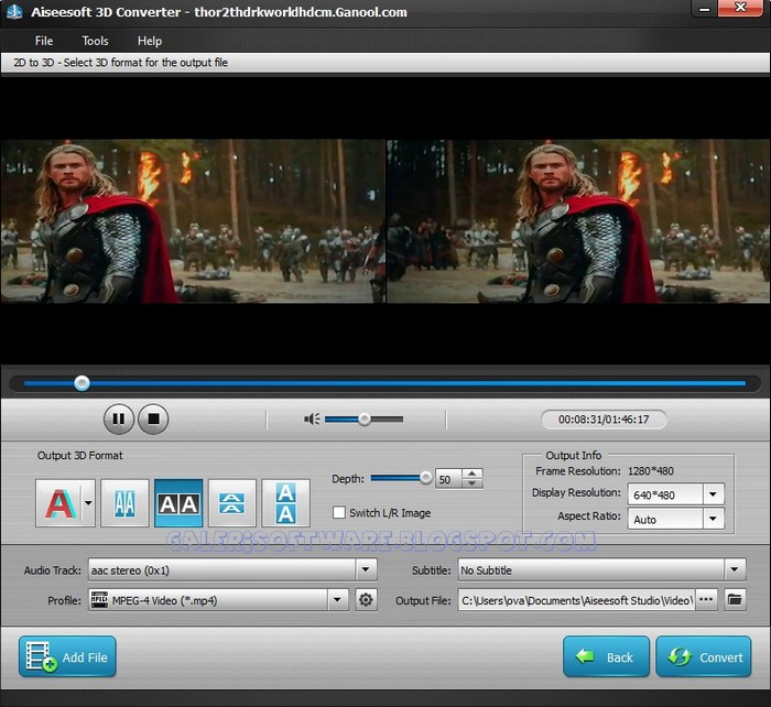 FULL SOFTWARE: Aiseesoft 3D Converter 6.3.30 Portable