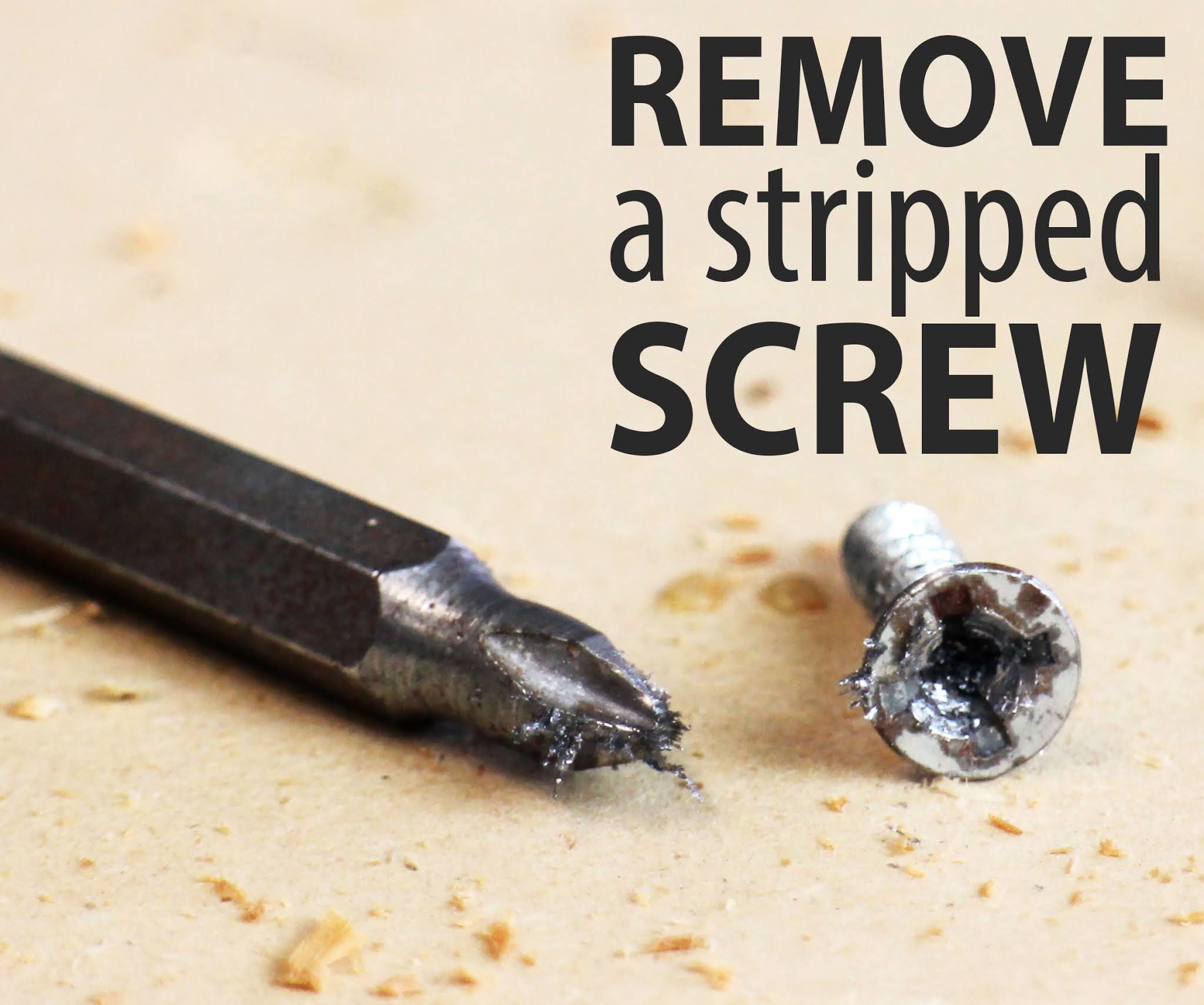 Life hack: The simple trick to unscrewing a stripped screw