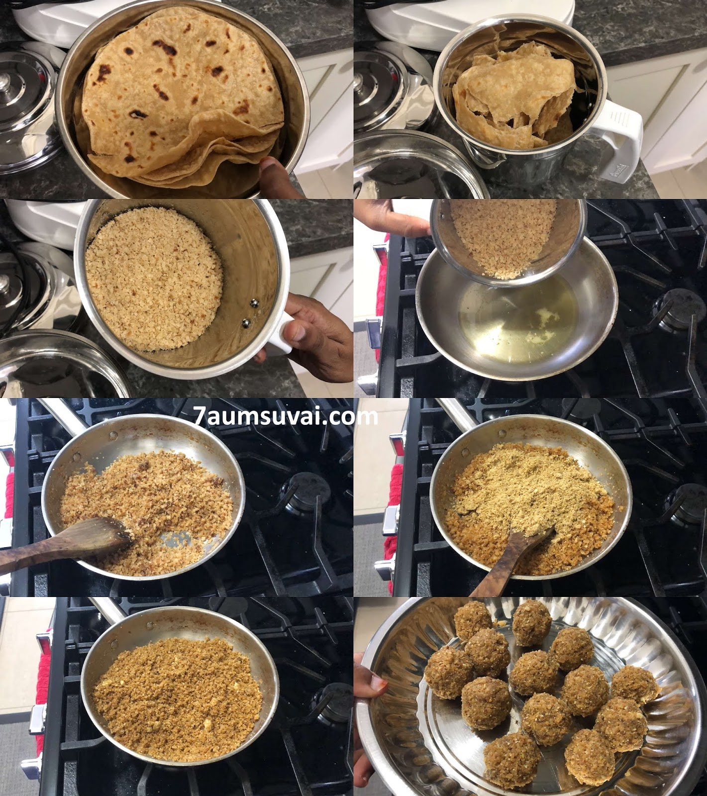 Malida ladoo/ Malida/ Laddu recipes | 7aum Suvai