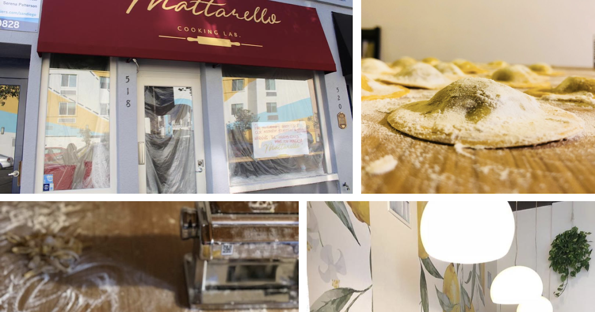 SanDiegoVille: Mattarello Cooking Lab To Bring Italian Delights To ...