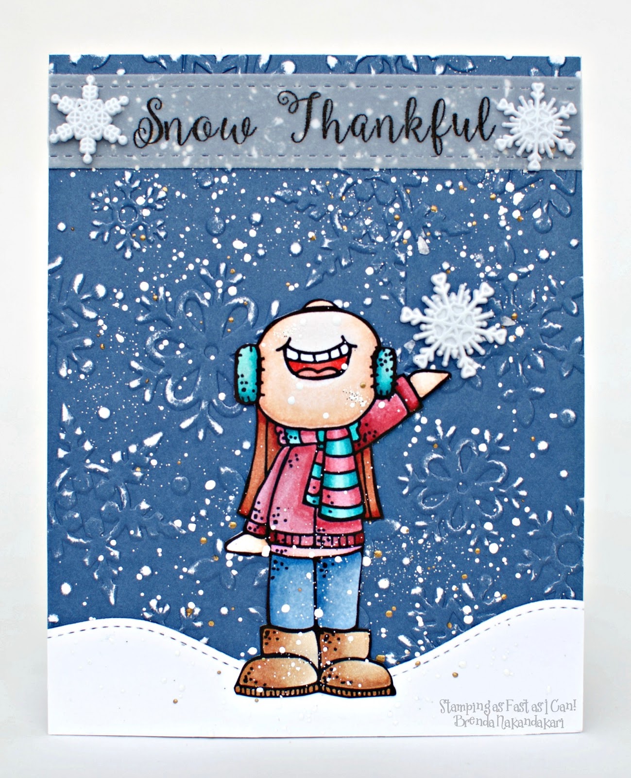 Stamping as Fast as I Can!: Snow Thankful