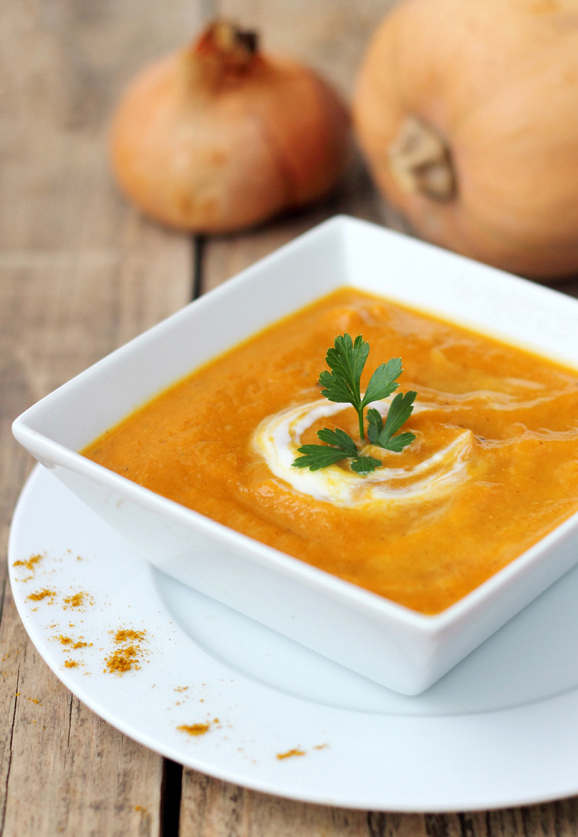 La bonne Soupe au Potiron et au Curry