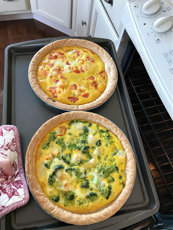 Easy Recipe ~ Super Quick Quiche - Exquisitely Unremarkable