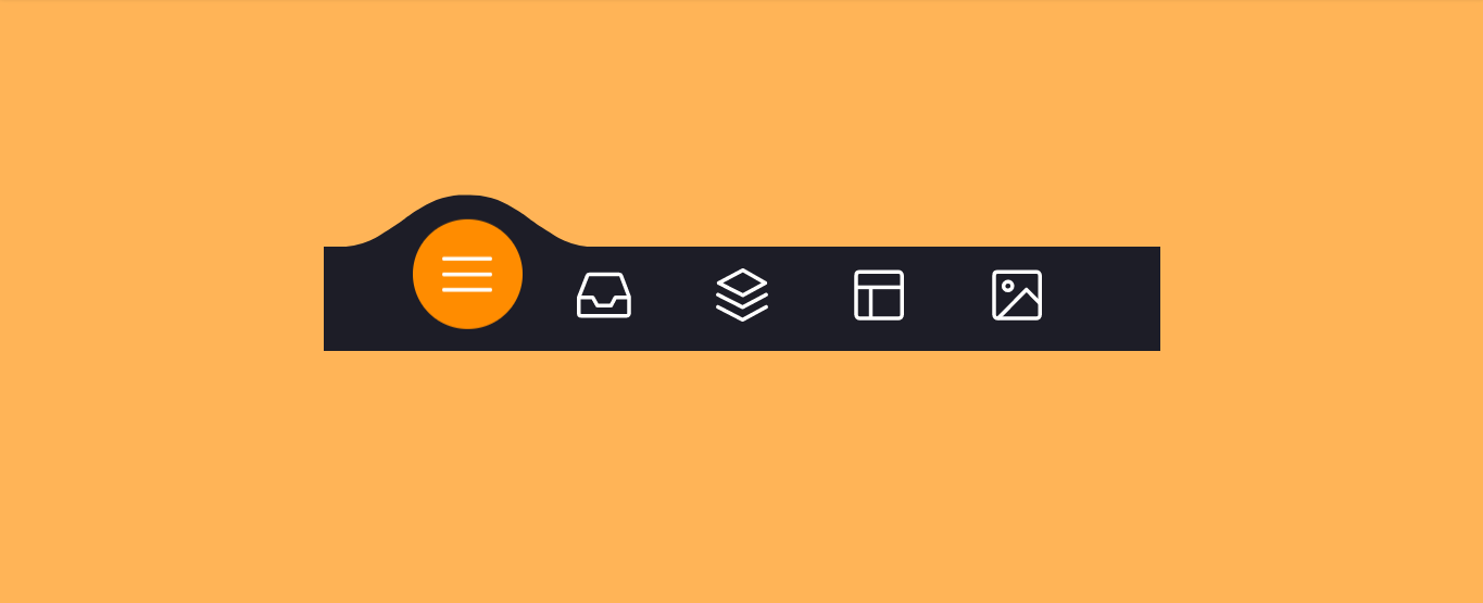 Animated Tab Bar Using Html Css Js