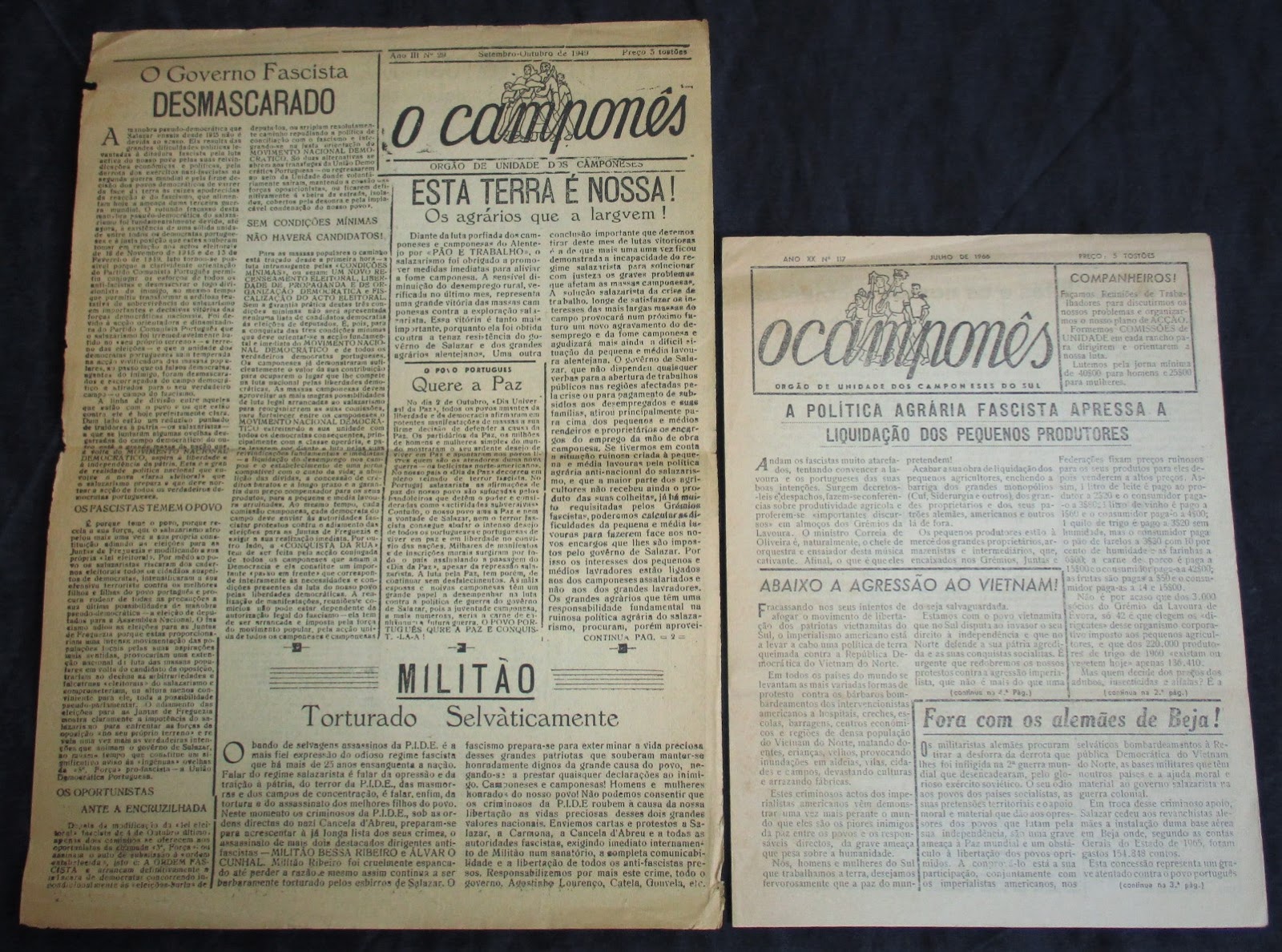 Livraria Alfarrabista Eu Ando A Ler: Antigo Jornal Jornais O Camponês Livraria Alfarrabista Eu Ando A Ler: Antigo Jornal Jornais O Camponês
