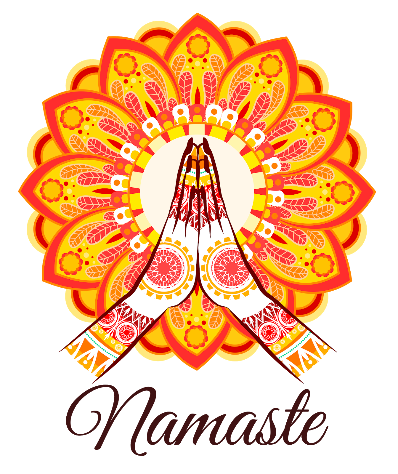 namaste png images - Wedding Posters