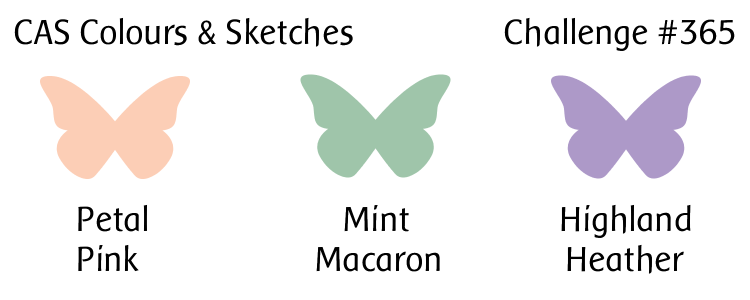 CAS Colours & Sketches: Challenge #365 - Colors