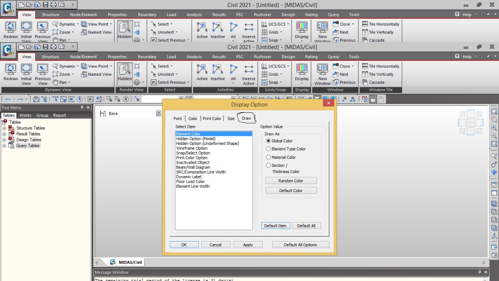 Civil Engineering: How to view Plate in Midas Civil?