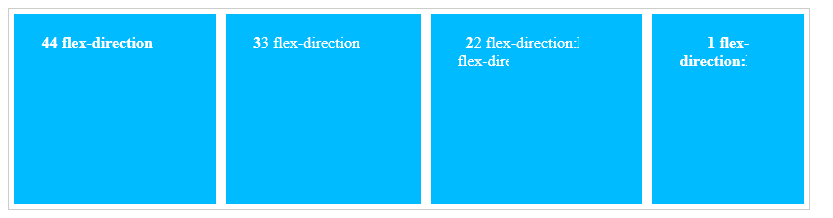 What is flex-direction? - Online Tutorial For JavaScript, ReactJS, HTML ... What is flex-direction? - Online Tutorial For JavaScript, ReactJS, HTML ...