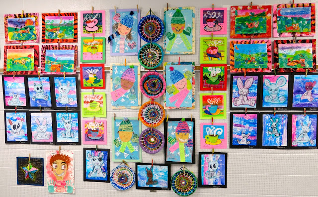 Cassie Stephens: elementary art show