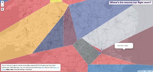 Maps Mania: Which Football Team Should I Support?