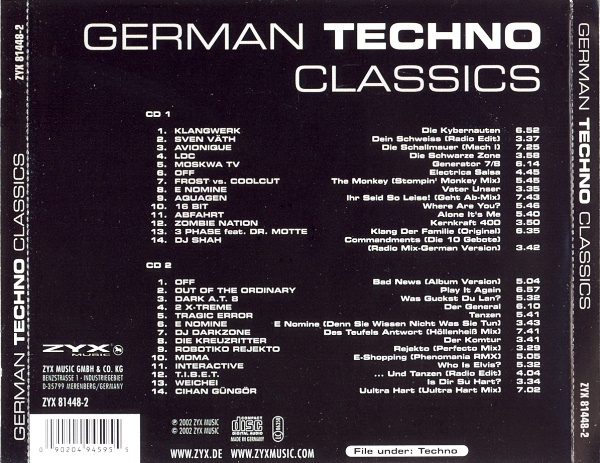 Various German Techno Classics (2002)