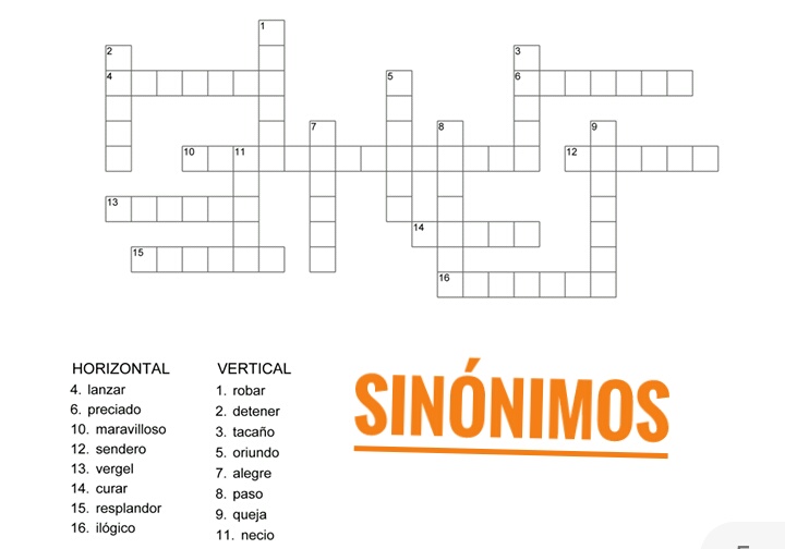 Sinónimos y antónimos