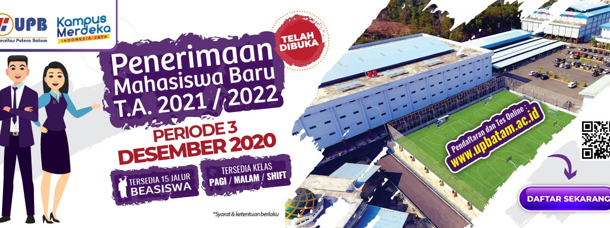 Penerimaaan Mahasiswa Baru ~ Universitas Putera Batam