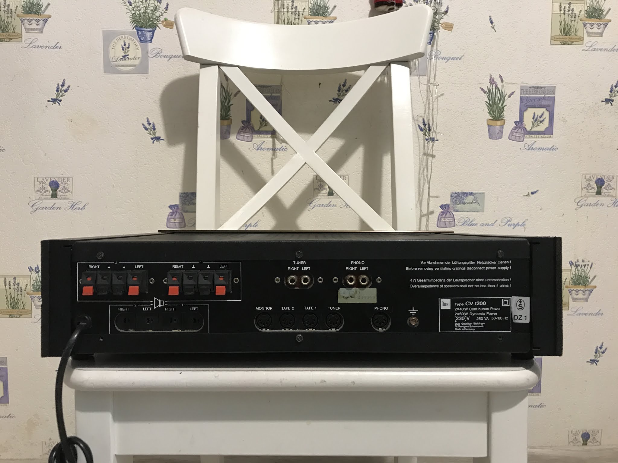 Infrequent Sound [sex.tex] technology: Dual CV1200, 1978, made in Germany