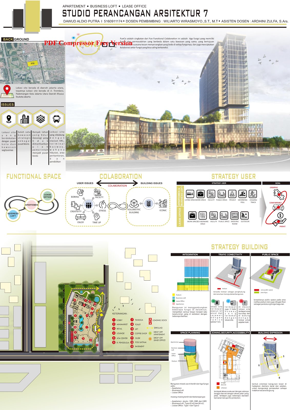 POSTER STUDIO PERANCANGAN ARSITEKTUR STUDIO 7 x PERANCANGAN SRUKTUR 3