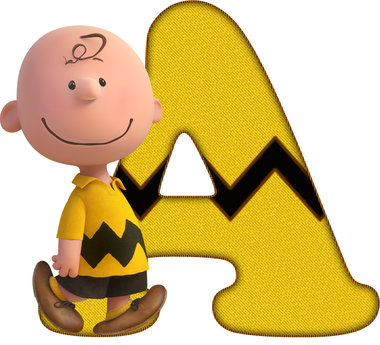 Alfabeto Decorativo: Alfabeto - Charlie Brown - PNG - Letras ...
