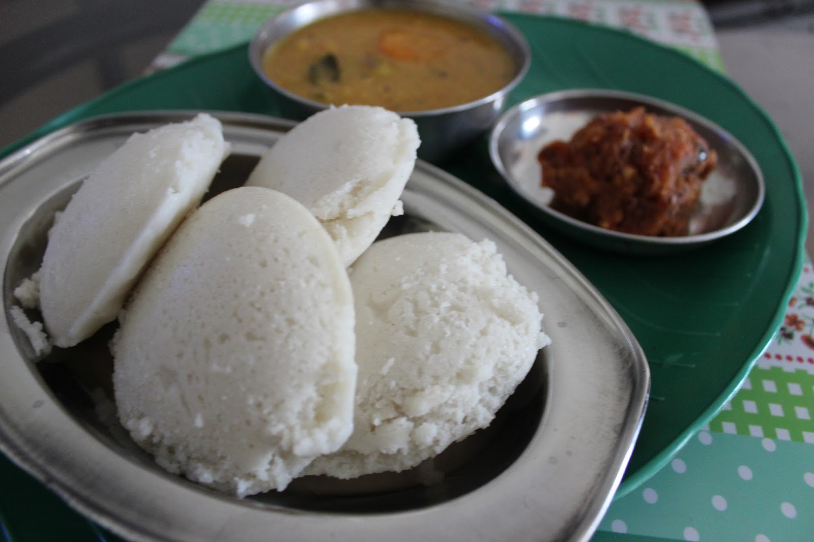 Busy At Indian Kitchen: Aval Idli (Poha Idli / Flattened Rice Idli)