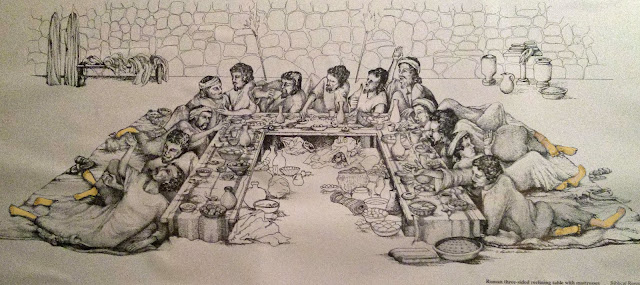The seating chart to the Last Supper