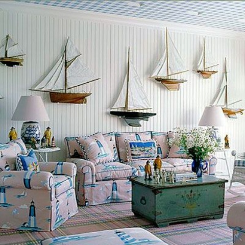 Nautical Decorating Ideas for Sailboat Model Yachts