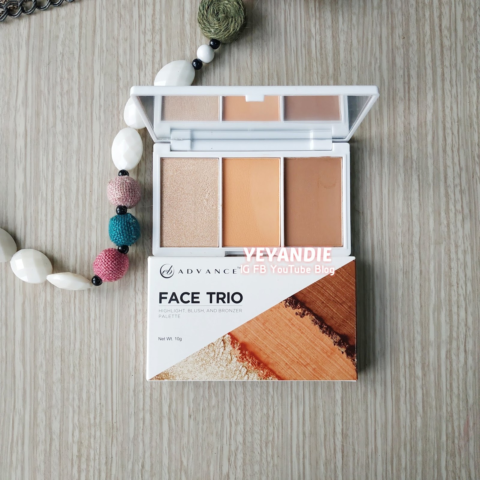 EB Advance Face Trio Review Swatches Price (SUNSET)- New Blusha and ...