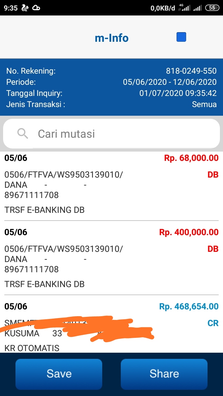 Apa itu mutasi pada rekening bank BCA,BNI,BRI,MANDIRI dan cara ceknya ...