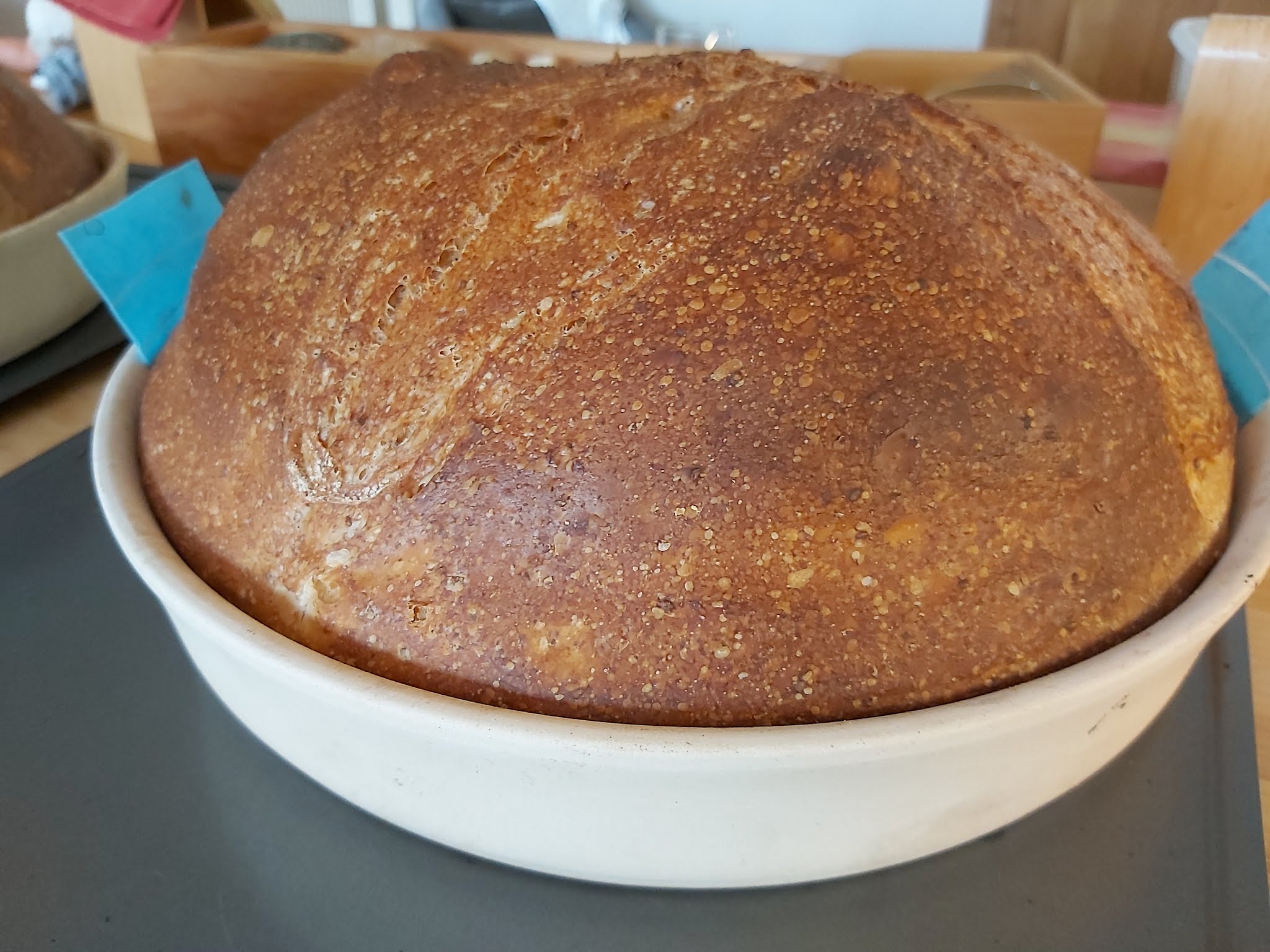 Pain de Campagne - using Pâte Fermentée (with baker's yeast)