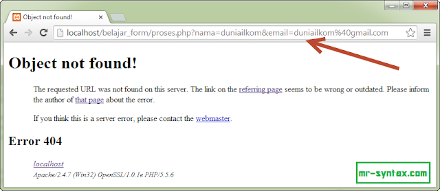 Cara Membuat dan Memproses Form HTML dengan PHP | Mr Syntax Blogging Style