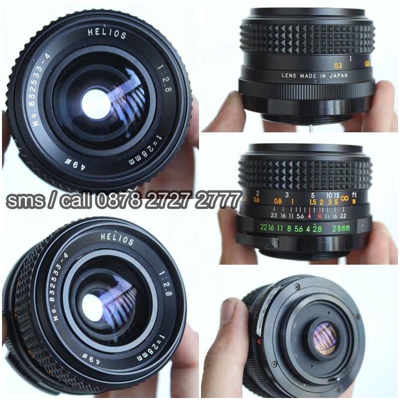 helios 28mm f2.8 | lensa manula