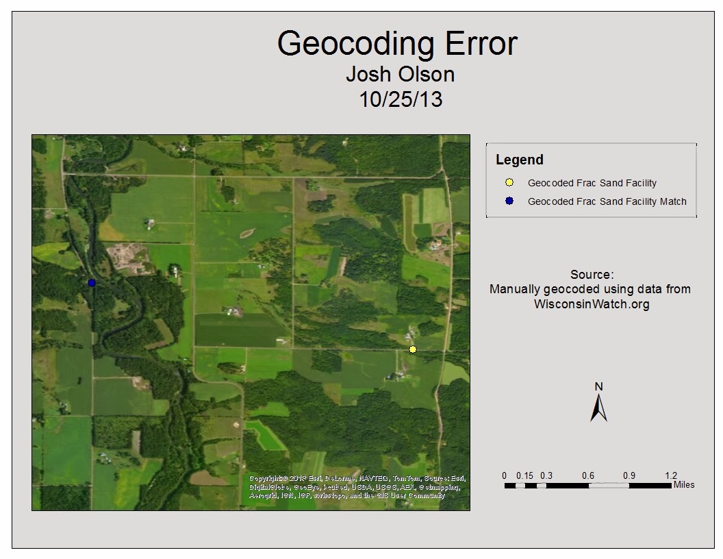 GIS II: Frac Sand Mining: Post 3: Geocoding