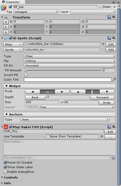 ANIMAATIO JA PELIT: Unity platformer - GUI bars
