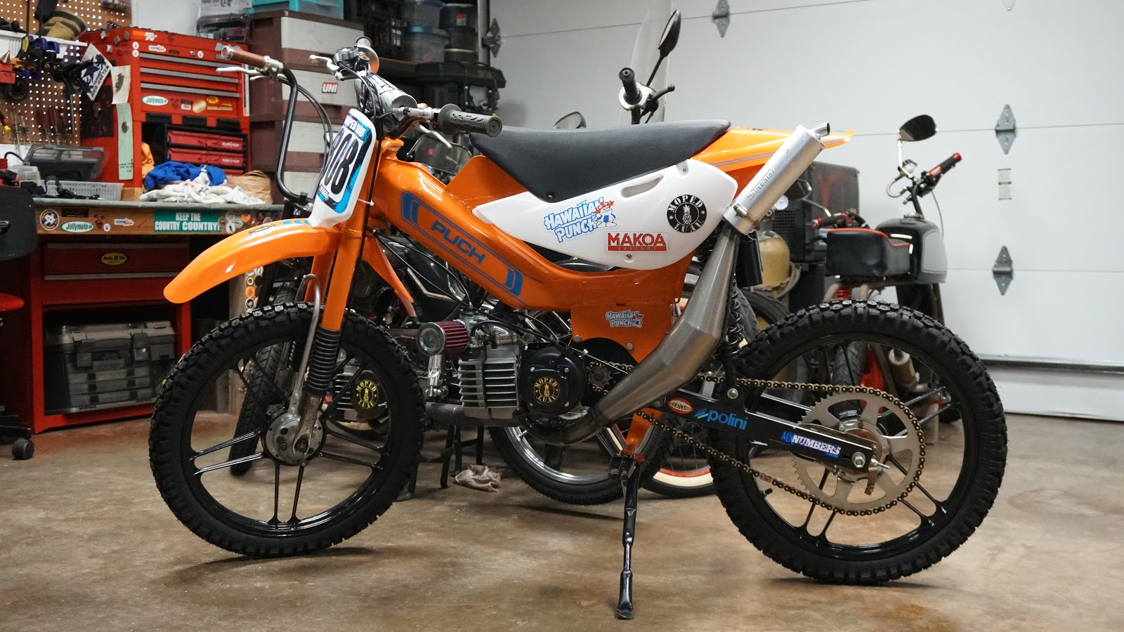 Moped Luau: Puch Tomos Motocross Build - Photo Shoot