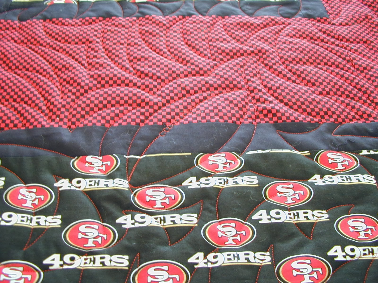Moonbear Longarm Quilting: Forty Niners and Packers