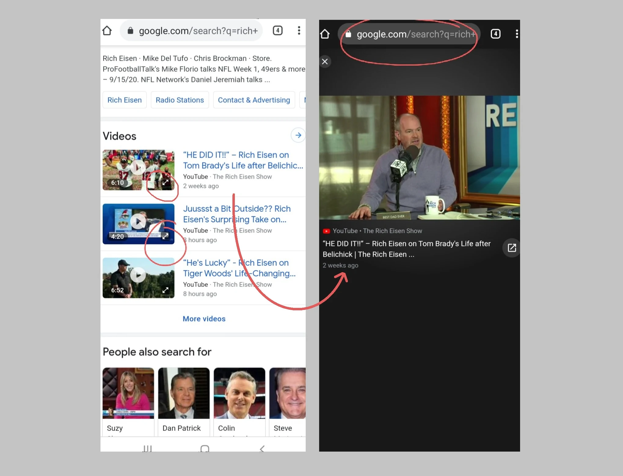 Videos to Be Played in Overlay on Search Results According to Google’s ...