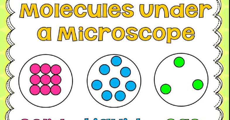 Science Year 4: Playing with molecules!