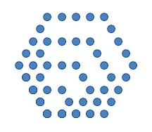 Números y hoja de cálculo: Números hexagonales (1)