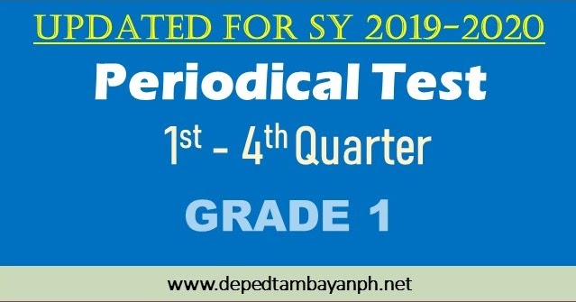 Periodical Test With TOS For Grade 1 SY 2019 2020 1st 4th Quarter periodical-test-with-tos-for-grade-1-sy-2019-2020-1st-4th-quarter