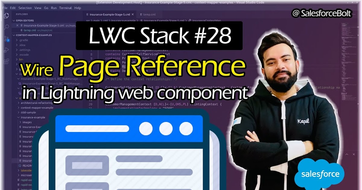 Ep 28 Wire Current Page Reference In Lightning Web Component Lwc Stack ☁️⚡️