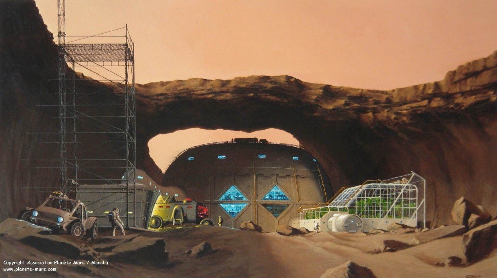 Orbiter.ch Space News: First permanent habitat on Mars, the lava ...