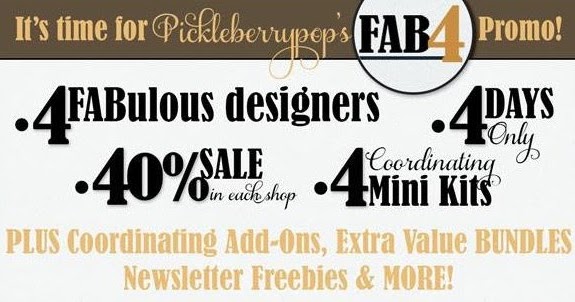 LorieM Designs: February FAB4 Promo, Sale 40% OFF + Freebie