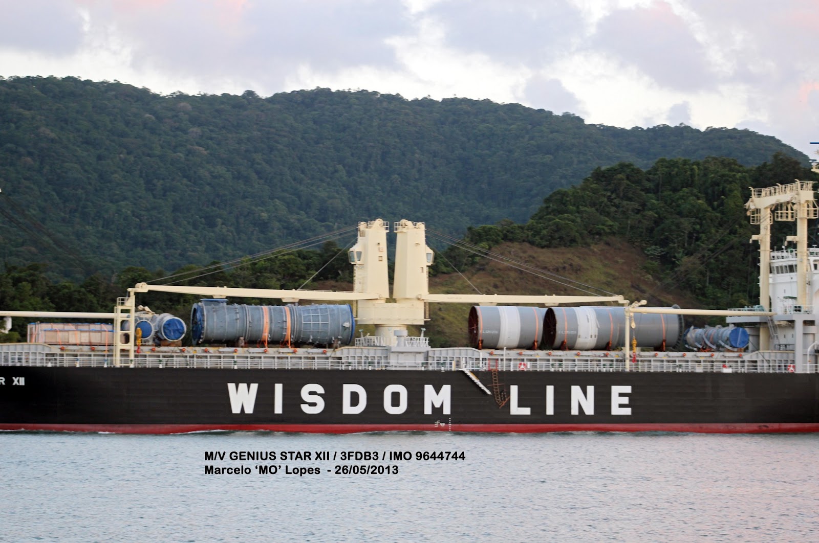 Santos Shiplovers: M/V Genius Star XII / 3FDB3 - Viagem inaugural em Santos