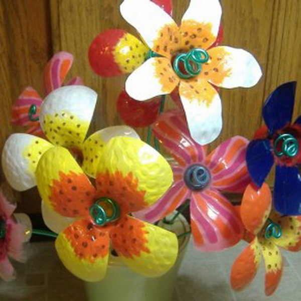 Cómo Hacer Flores Con Botellas De Plástico Como Reciclar