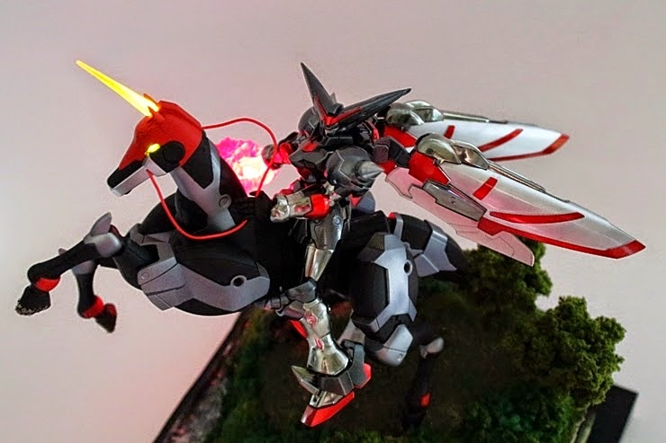 Gundam Family: HGUC 1/144 Master Gundam + Fuunsaiki Diorama Custom Build