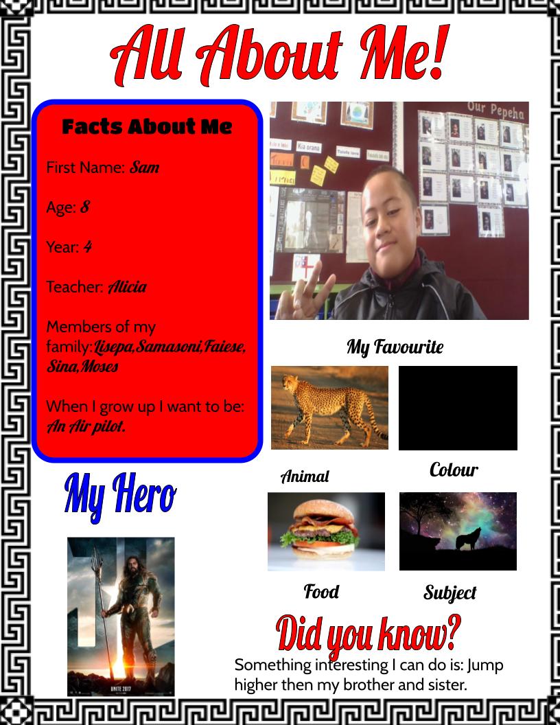 Alicia Edmund Hillary School All About Me Using Google Drawings To Create An All About Me Alicia Edmund Hillary School All About Me Using Google Drawings To Create An All About Me