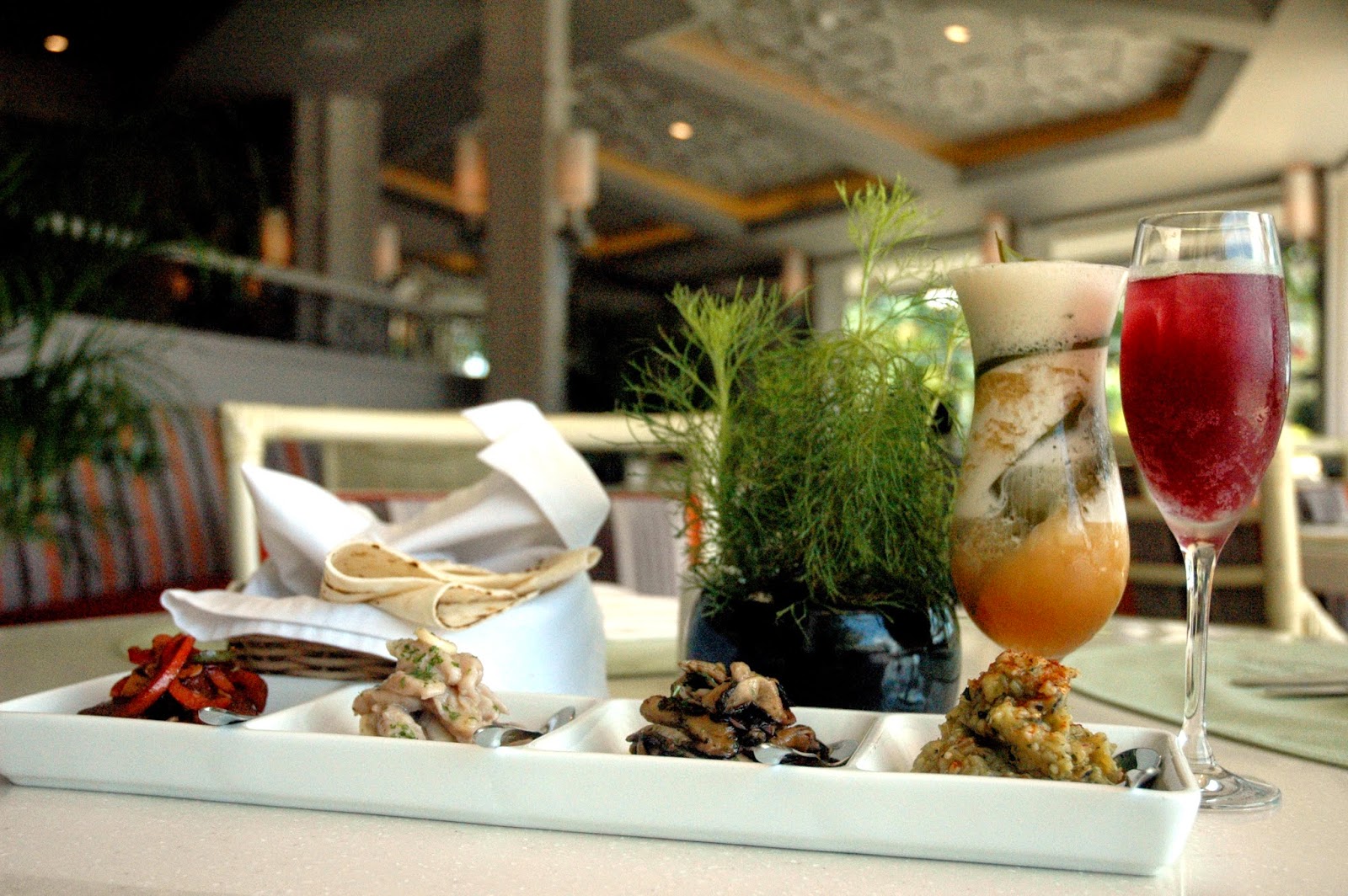 DUDE FOR FOOD: Global Flavors with the Freshest Local Produce at Taza ...