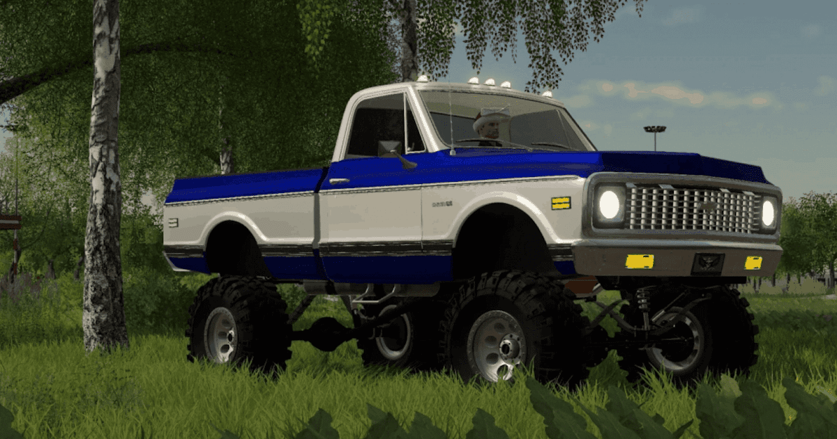 FS19 EXP19 71 Chevy Lifted v1.0 - FS 19 & 22 USA Mods Collection